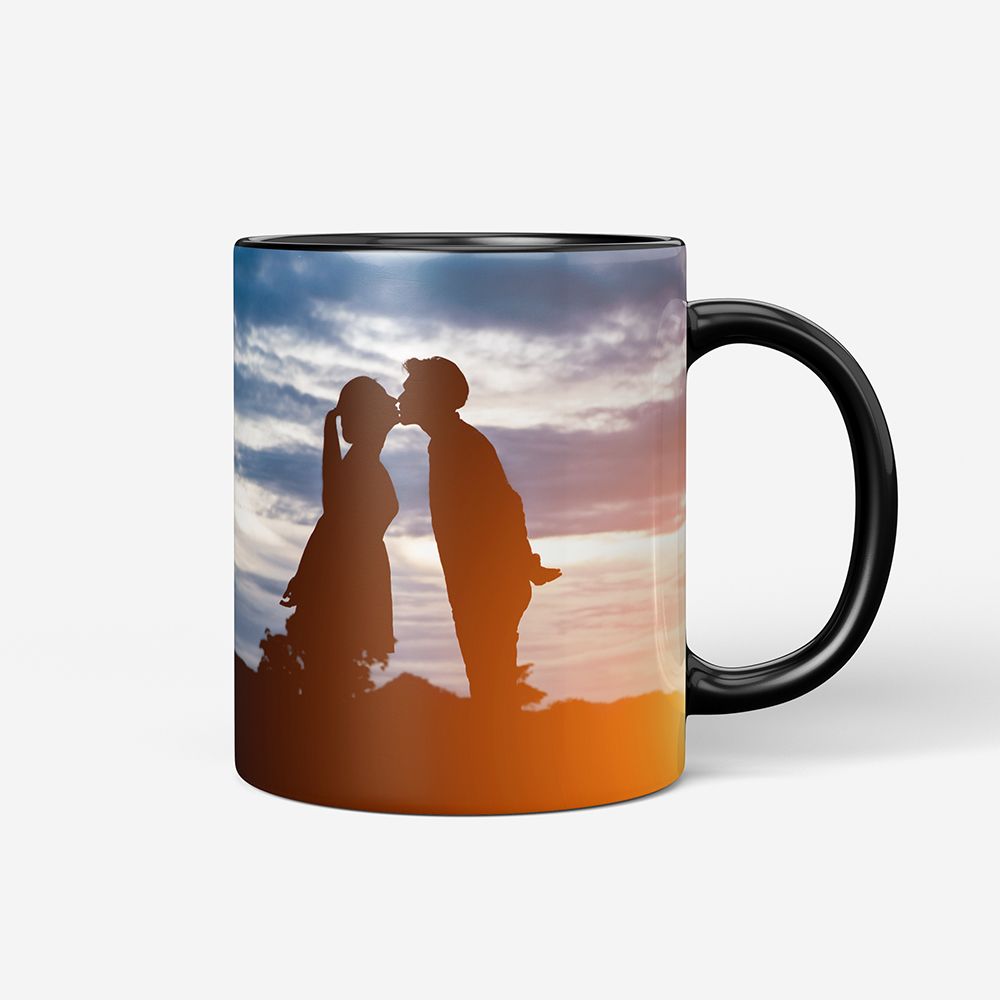 Caneca Personalizada Preta - Entrega ao Domicílio — Fotosport